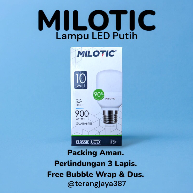 MILOTIC MODERN LED LAMP 10W WHITE CAPSULE 1 YEAR WARRANTY | Shopee ...