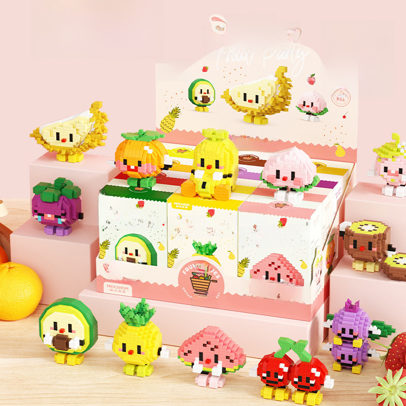 Nano brick Fruits Fruits, fruit, fruit brick, Cute fruit Educational ...