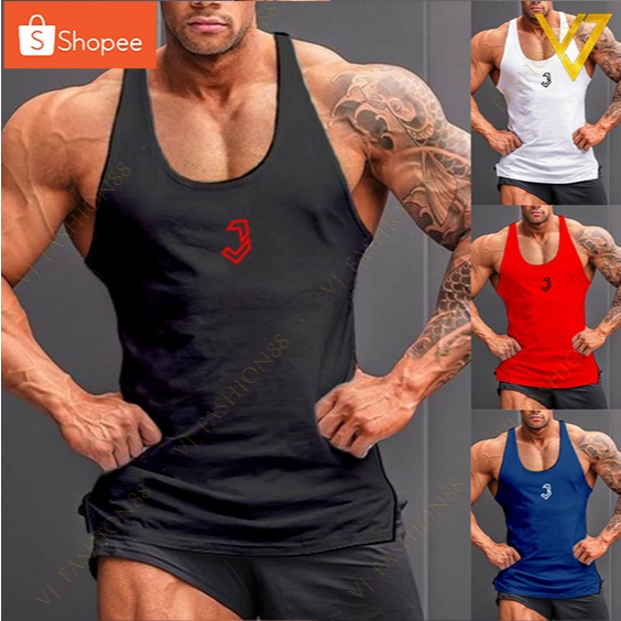 Men's Singlet Small Strap Gym Workout Tanktop Muscle tees Bodybuilding ...