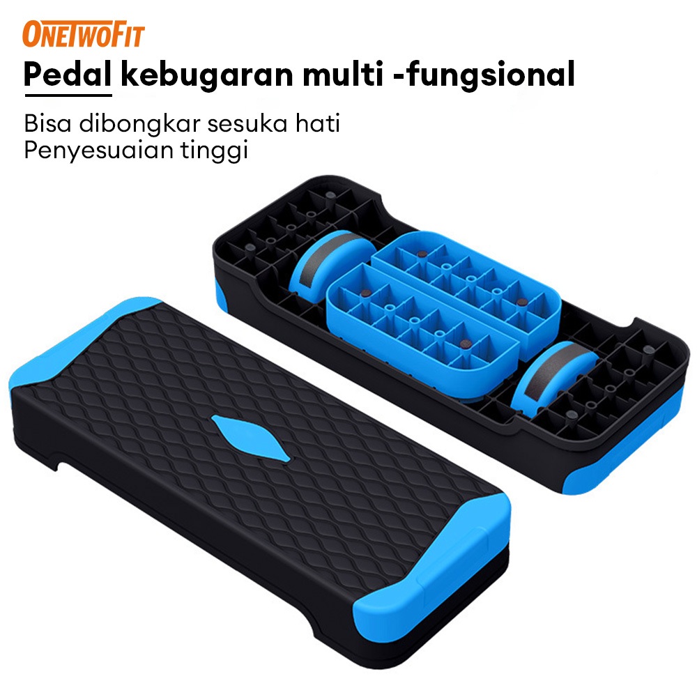 Onetwofit Aerobic Stepper Sport Aerobic Exercise Board Step ...