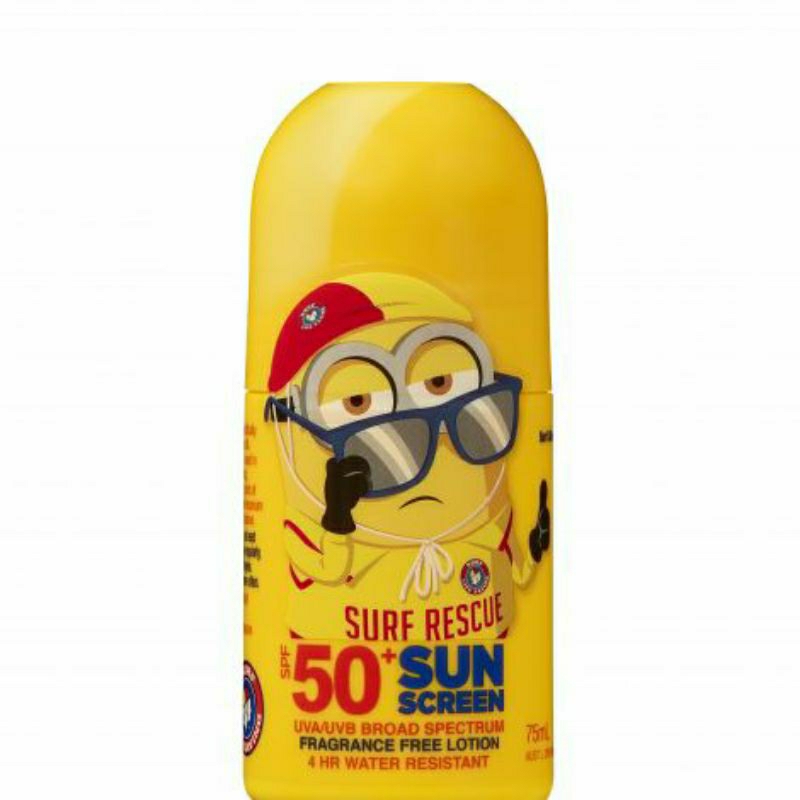 Surf life saving despicable me sunscreen anak minions spf 50+ | Shopee ...