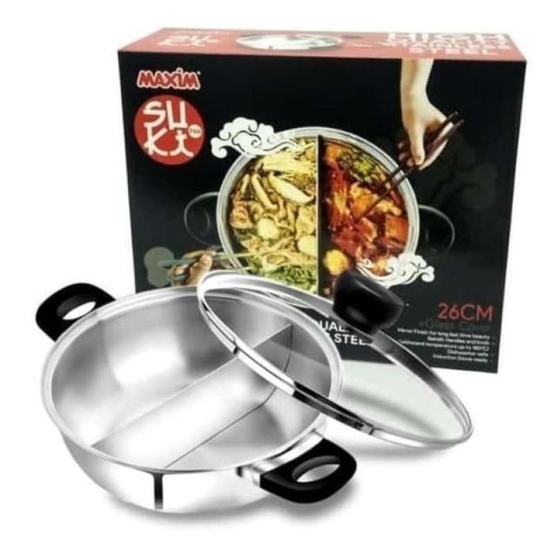 /maxim Panic shabu suki pan 26cm/maxim Panci shabu shabu - suki pan ...