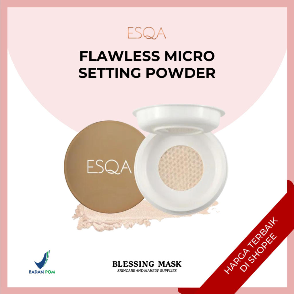 Esqa Flawless Micro Setting Powder | Loose Powder | Shopee Singapore
