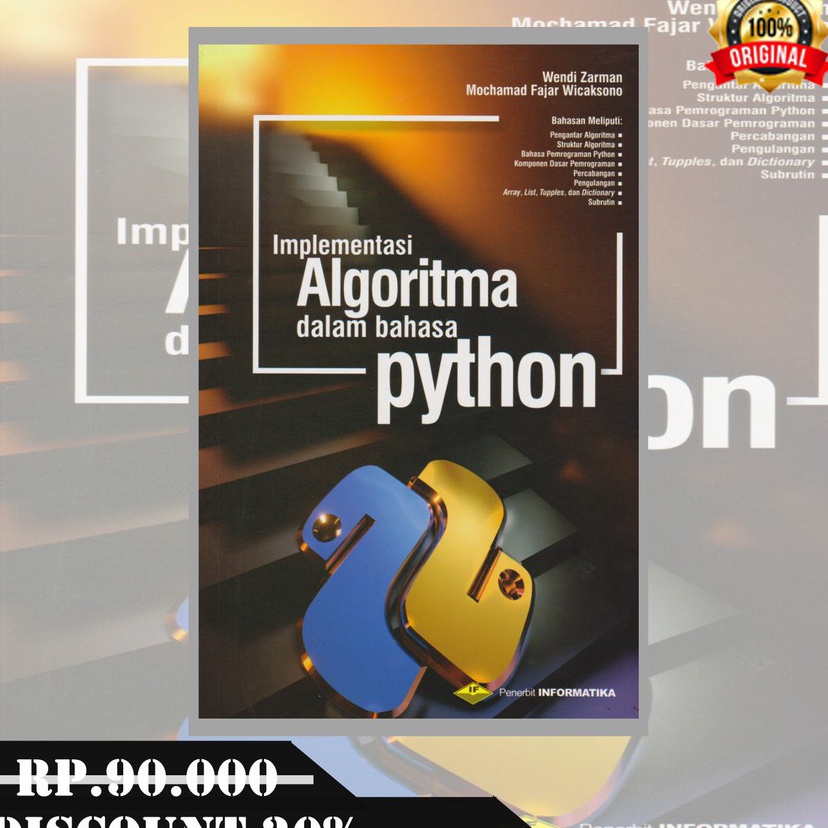 1 ORIGINAL Algorithm Implementation Book In PYTHON Language | Shopee ...