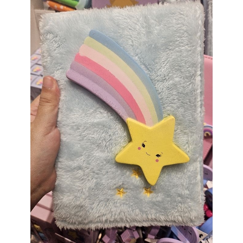 Flying TIGER FTC NOTEBOOK SHOOTING STAR PLUSH COVER SQUISHY | Shopee ...