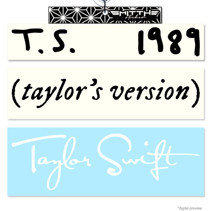 Taylor's version taylor swift Cutting Sticker | Shopee Singapore
