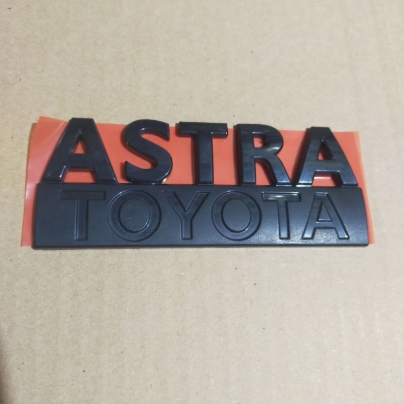 HITAM Original Black Astra Toyota Emblem | Shopee Singapore