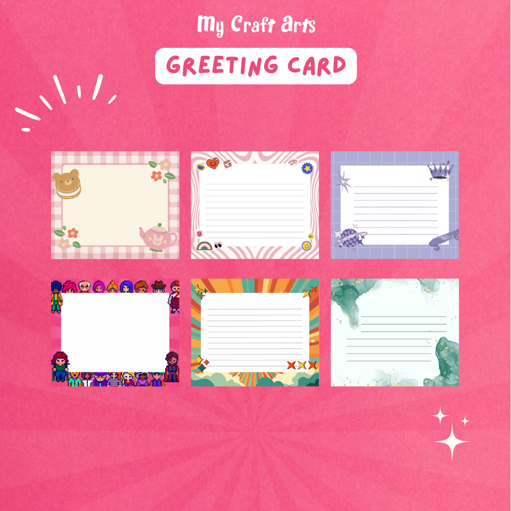 Custom Greeting Card - Thick Custom Birthday Greeting Card y2k Birthday ...