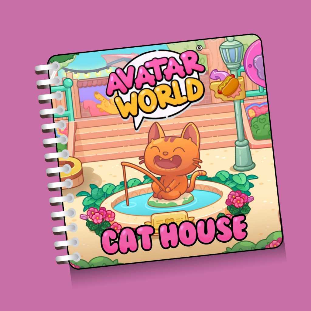 Paper Doll Cat House Avatar World Children's Toys for Disassembling and ...