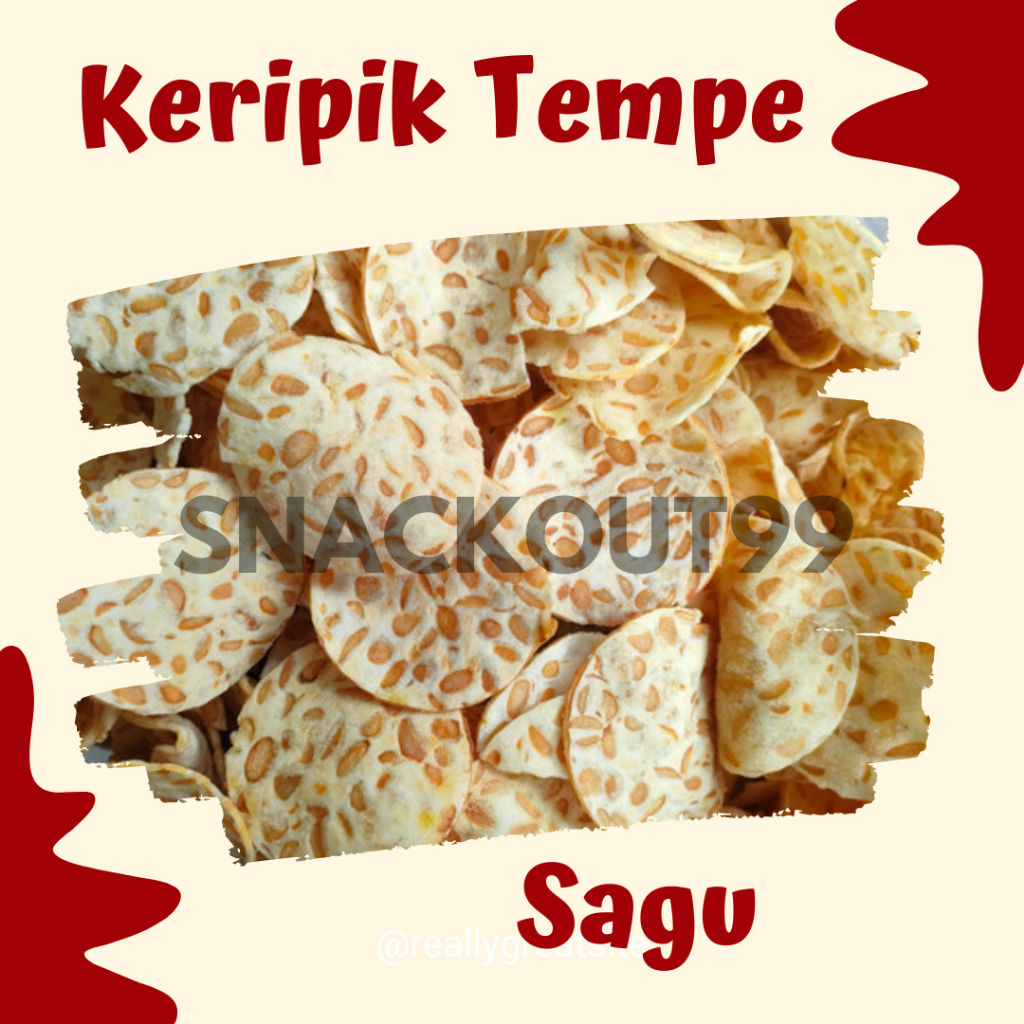 The Tastiest Round Sago Tempeh Chips 250 grams | Shopee Singapore