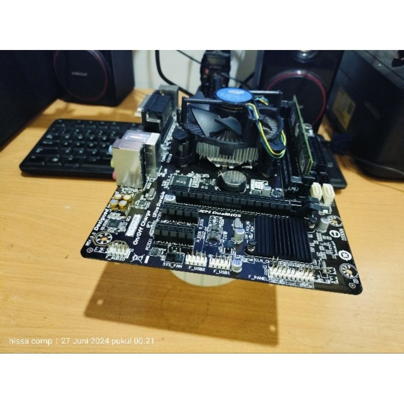 New!!! mainboard gigabyte h81 plus proc corei3 4130 core i5 4570 intel ...