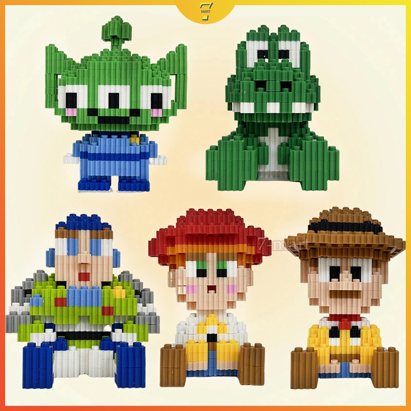 Toy Nano Bricks Block Stacking Character Toy Story Block Building ...