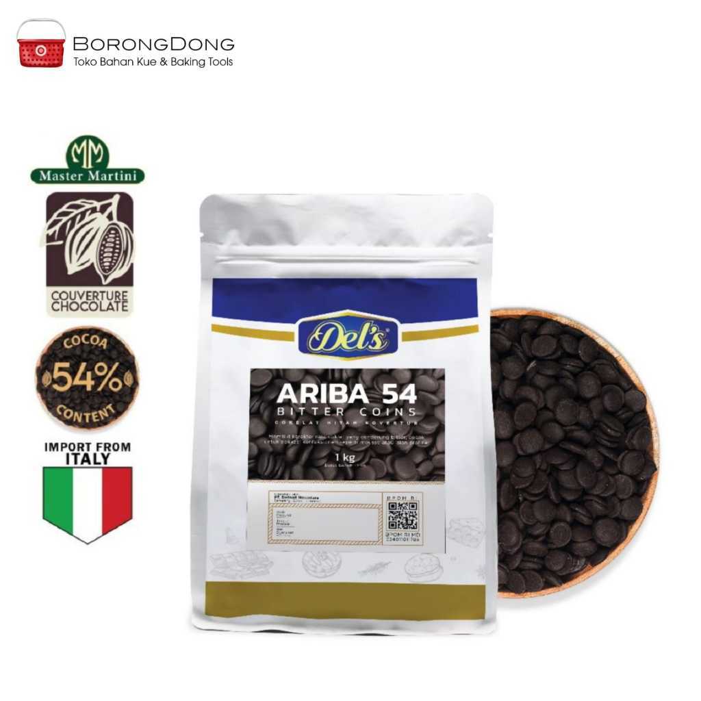 Ariba Chocolate Couverture Dark Coin 54% (Repack 250g) | Shopee Singapore