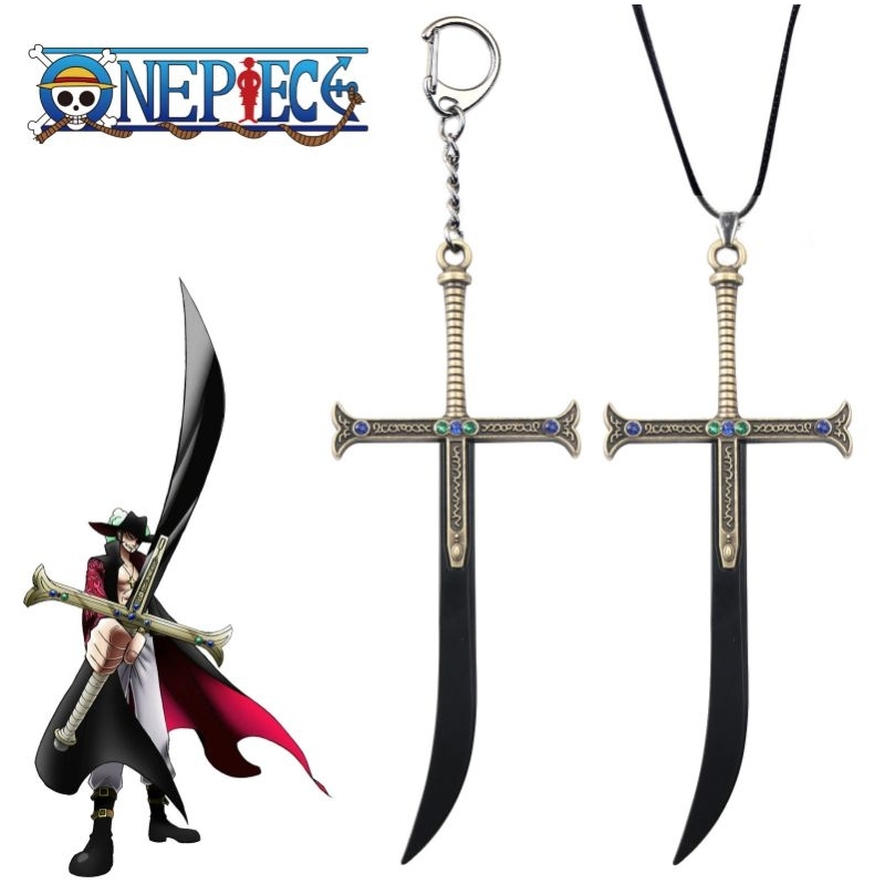 One Piece Mihawk Necklace Dracule Mihawk Luffy Straw Hat Pirates ...