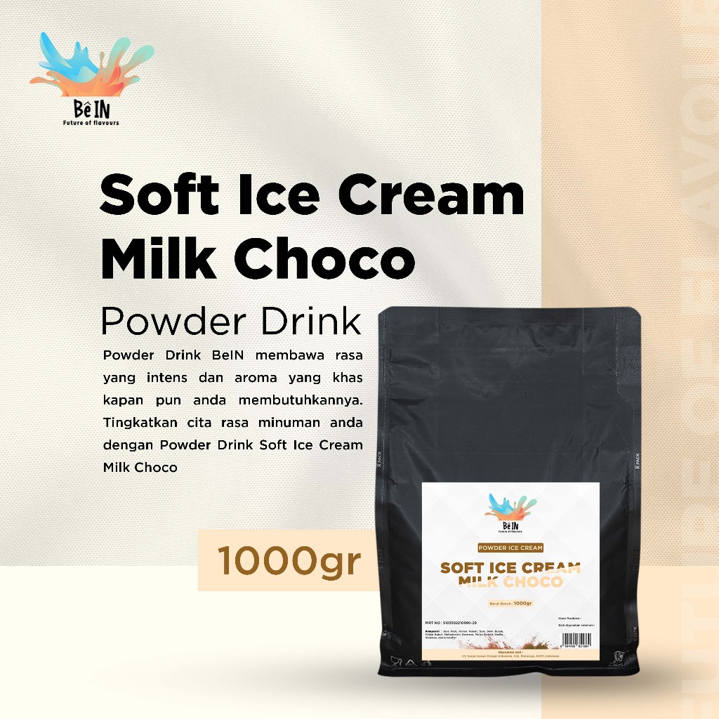 Bein Soft Ice Cream Milk Choco Powder - Soft Ice Cream Milk Chocolate ...