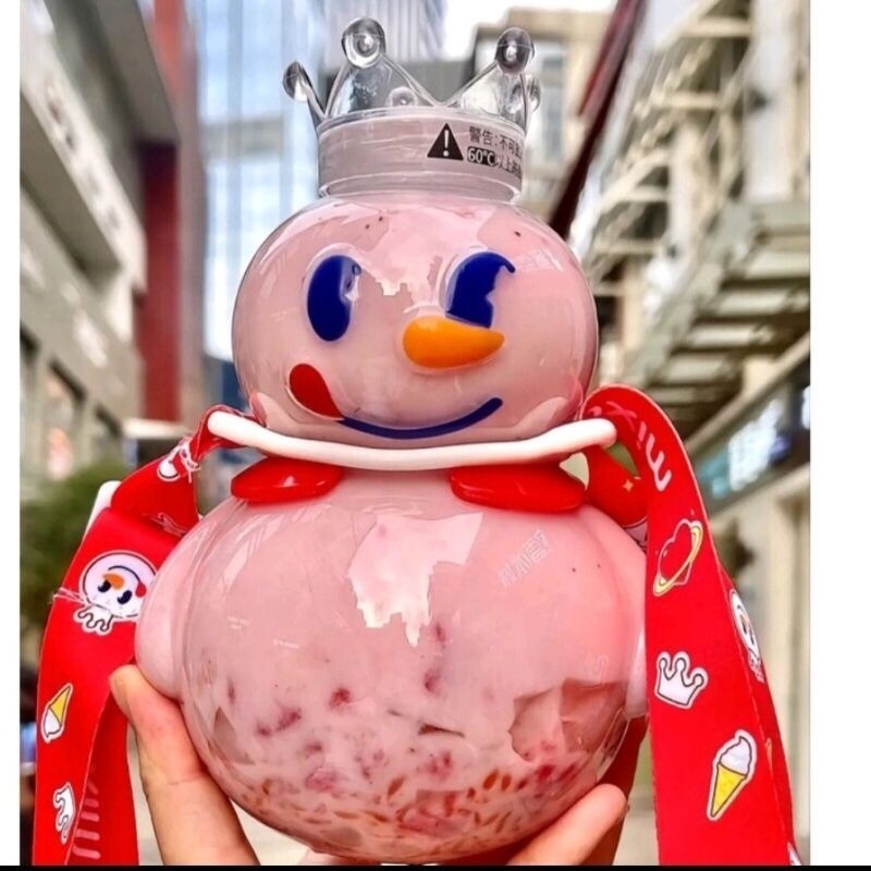 Mixue Drinking Bottle MIXUE SNOW KING VIRAL 700ml | Shopee Singapore