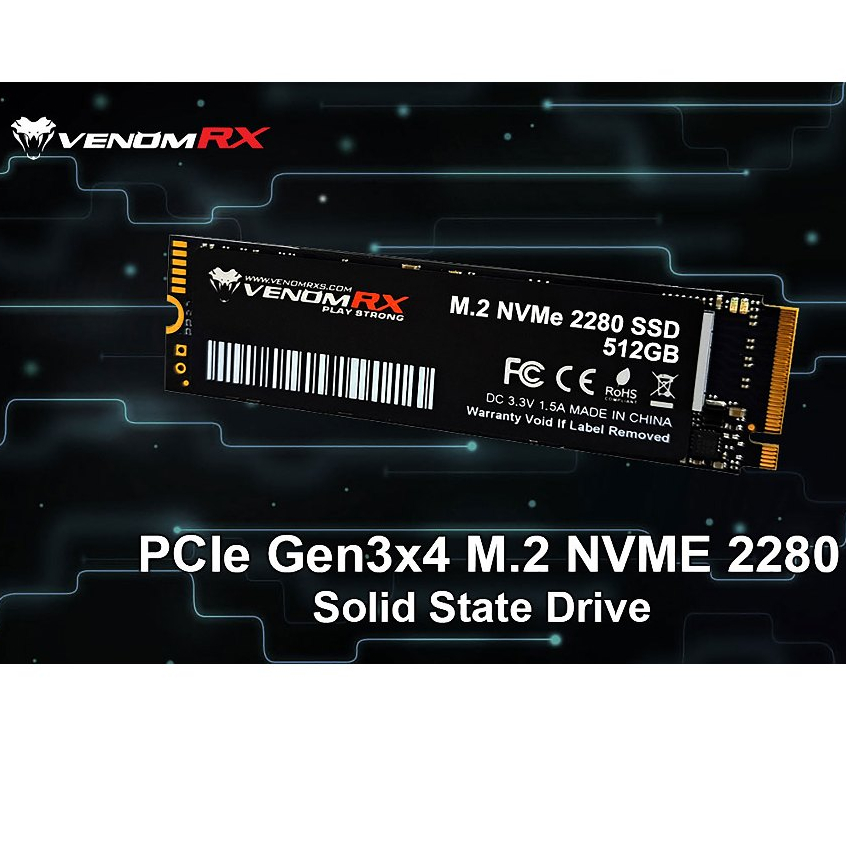 SSD M.2 Nvme Venomrx 128GB 256GB 512GB 1TB | Shopee Singapore