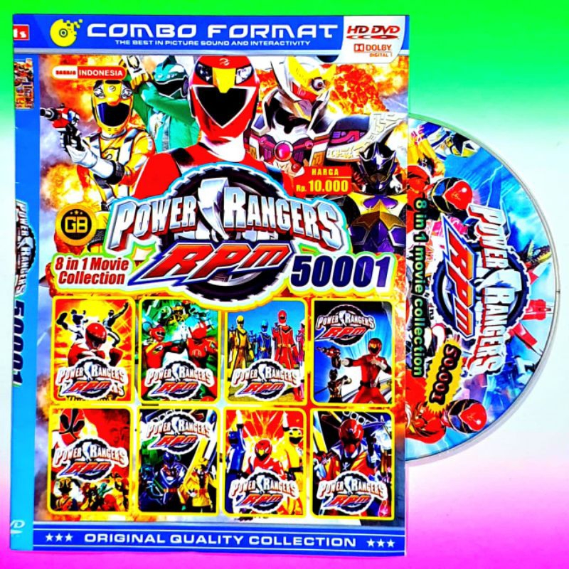 Power RANGERS RPM Collection DVD Cassette - POWER RANGERS DVD Cassette ...