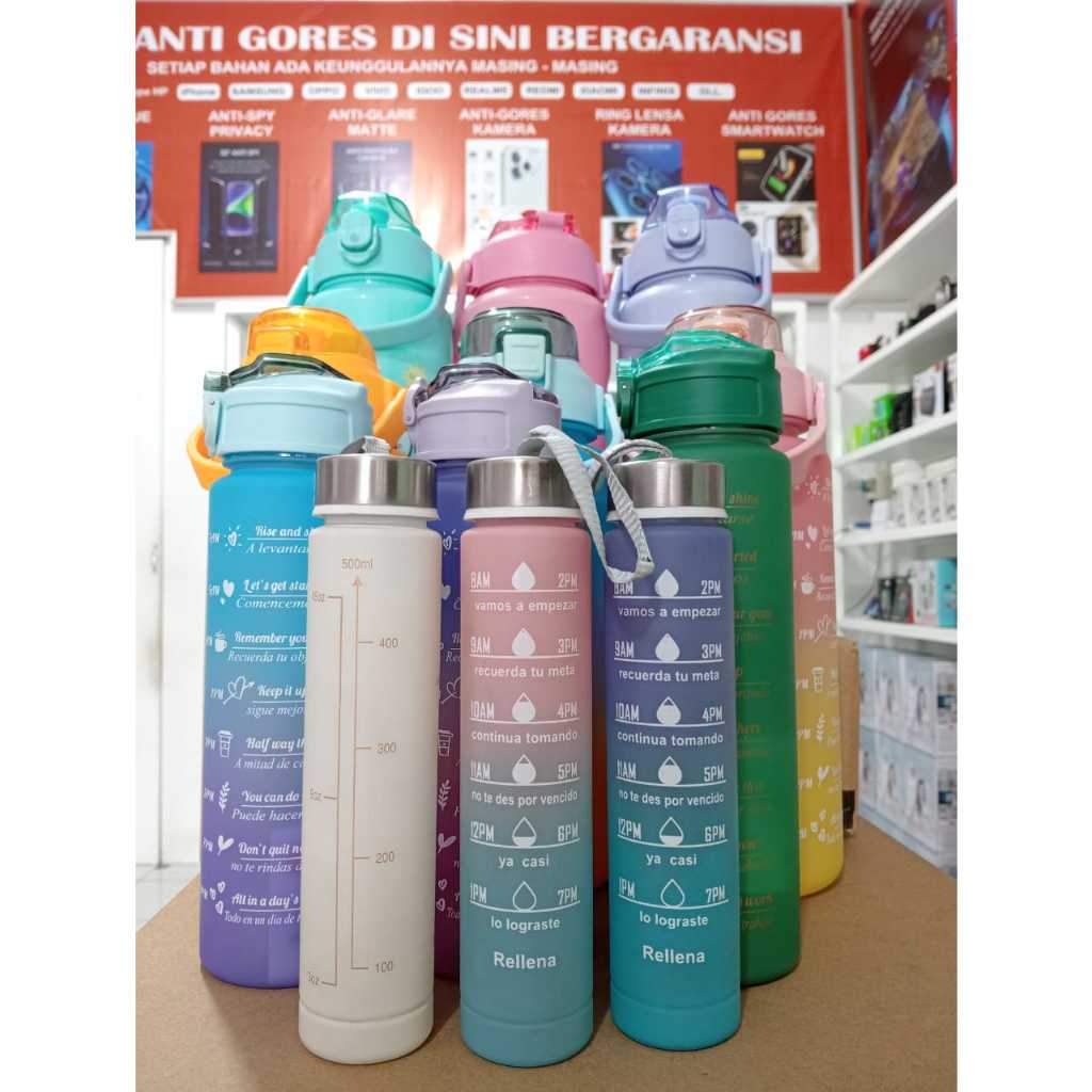 TERMOS Gradation Drinking water Bottle 2L 1L liter Rainbow viral ...