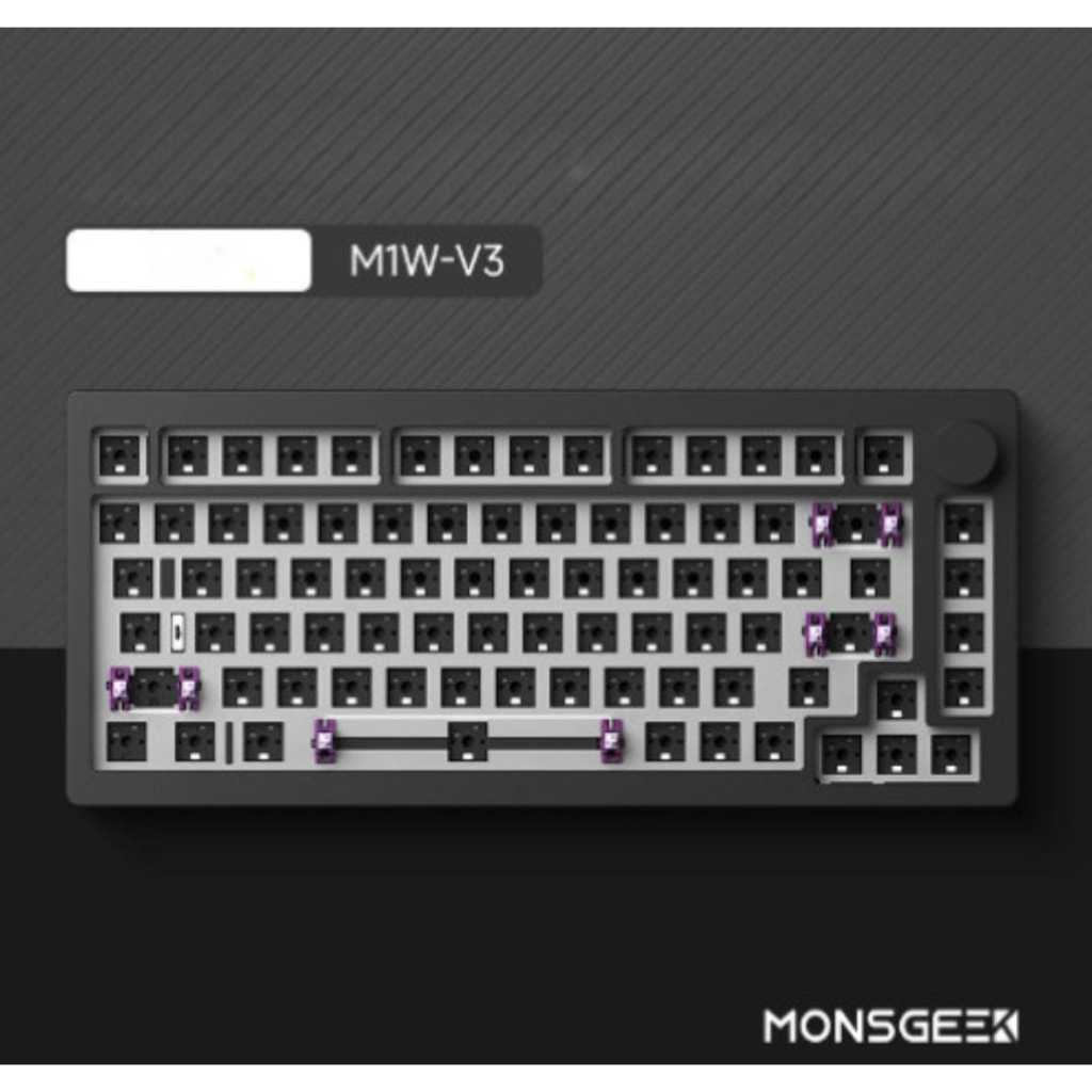 Monsgeek M1W V3 Tri-mode Fully Assembled Kit / Barebone Kit Mechanical ...