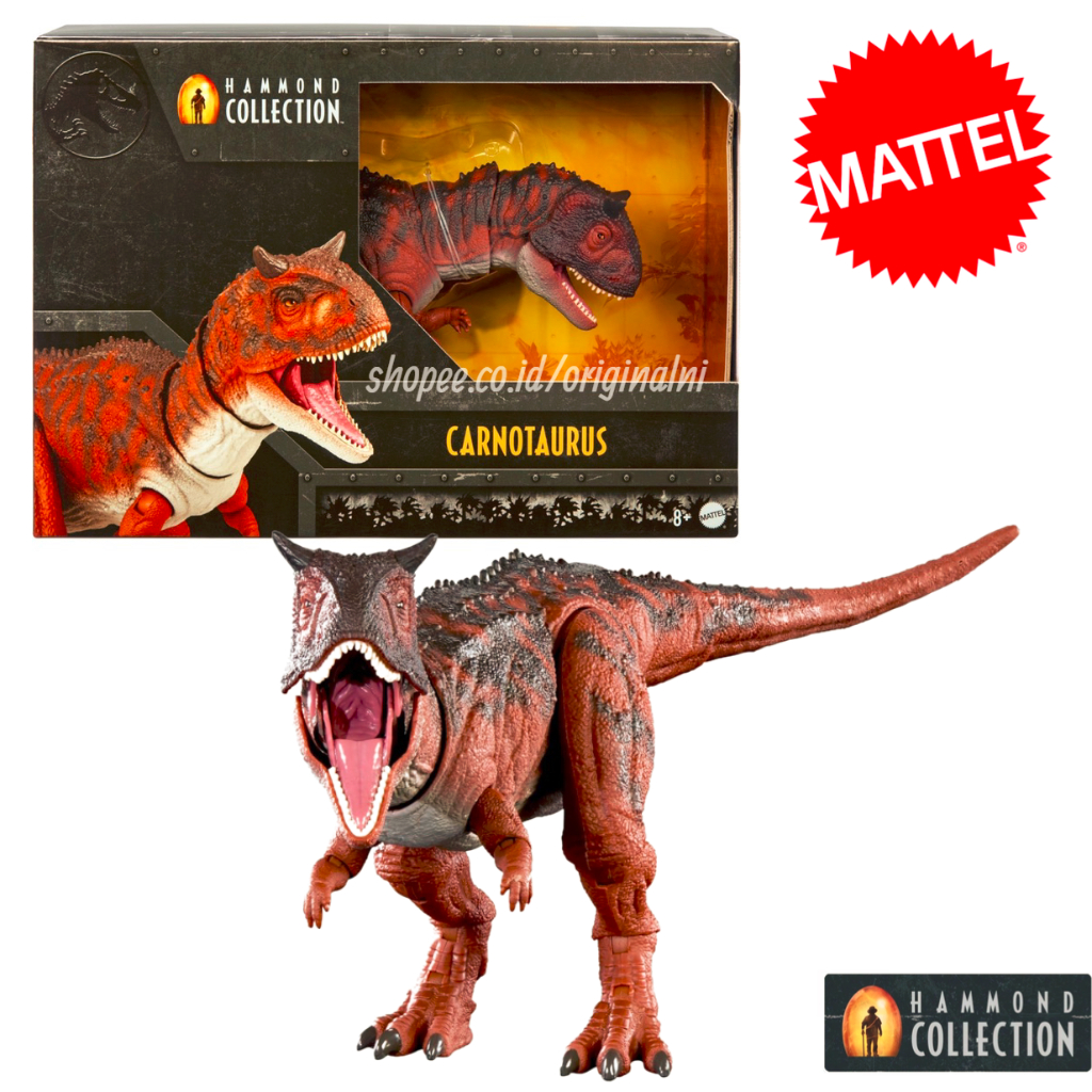 Jurassic World Hammond Collection Carnotaurus Original Mattel ...