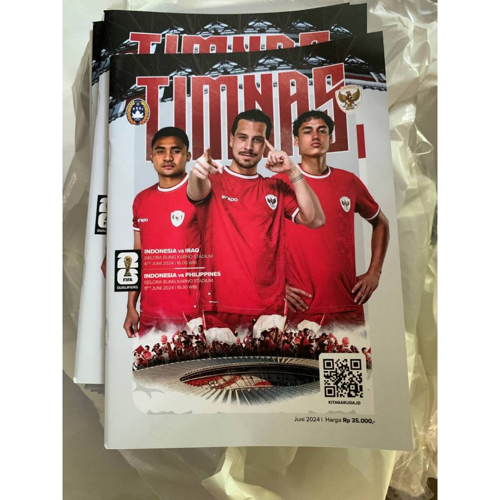 Indonesian National Team Magazine June 2024 New | Shopee Singapore