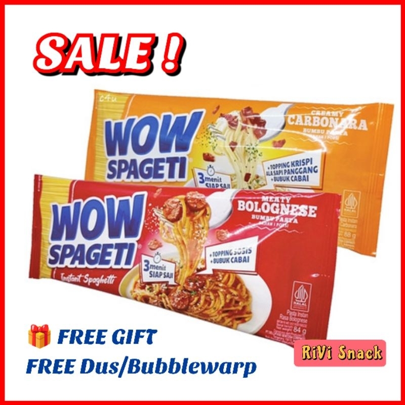 WOW SPAGHETTI / VIRAL RESTAURANT STYLE SPAGHETTI MAYORA | Shopee Singapore