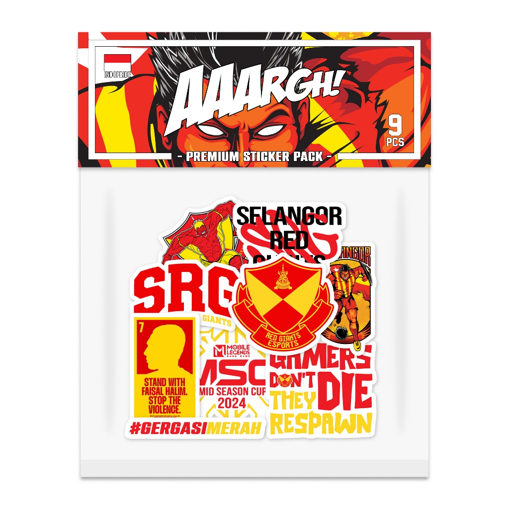 Sticker Hose RED GIANTS Sticker Pack vol. 1 (The MSC 2024 Champion ...