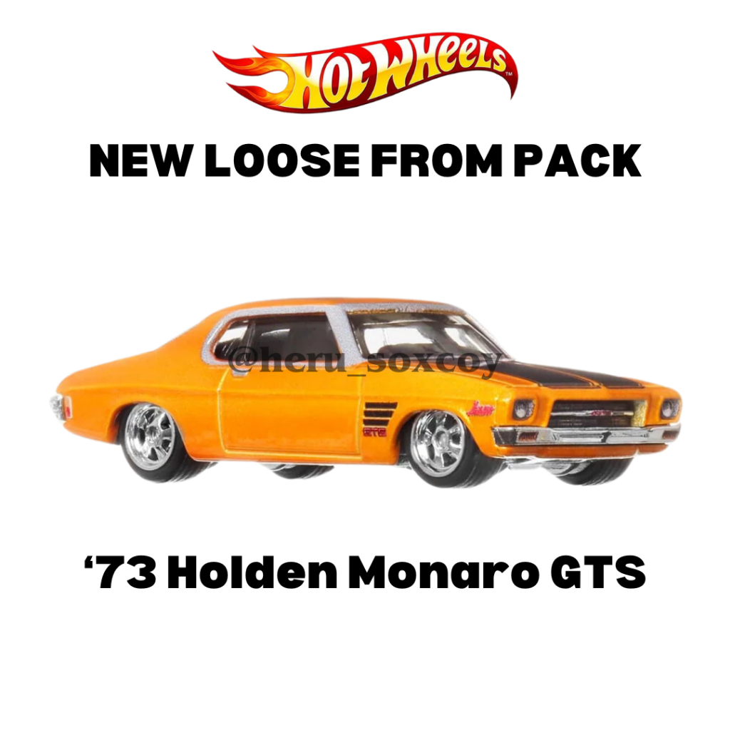 Hotwheels HOT WHEELS PREMIUM '73 HOLDEN MONARO GTS ORANYE NEW LOOSE ...