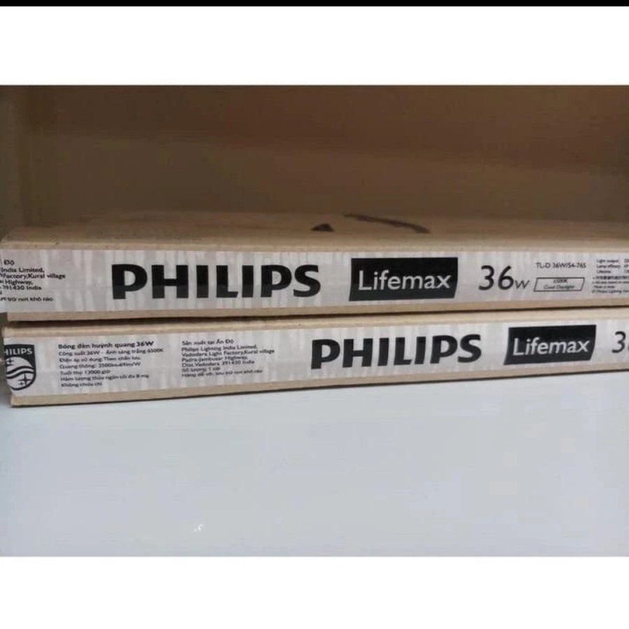 PUTIH Philips TLD 36w/765 WHITE 6500K 36watt neon TL lamp | Shopee ...