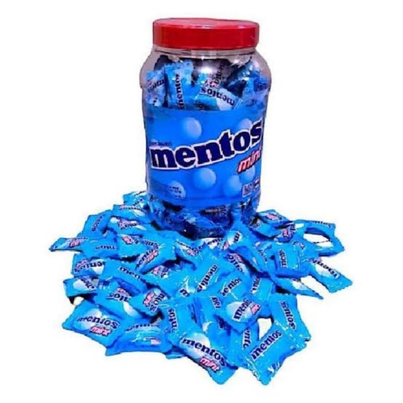 Mentos Mint Candy Jar Contains 200 Pcs | Shopee Singapore