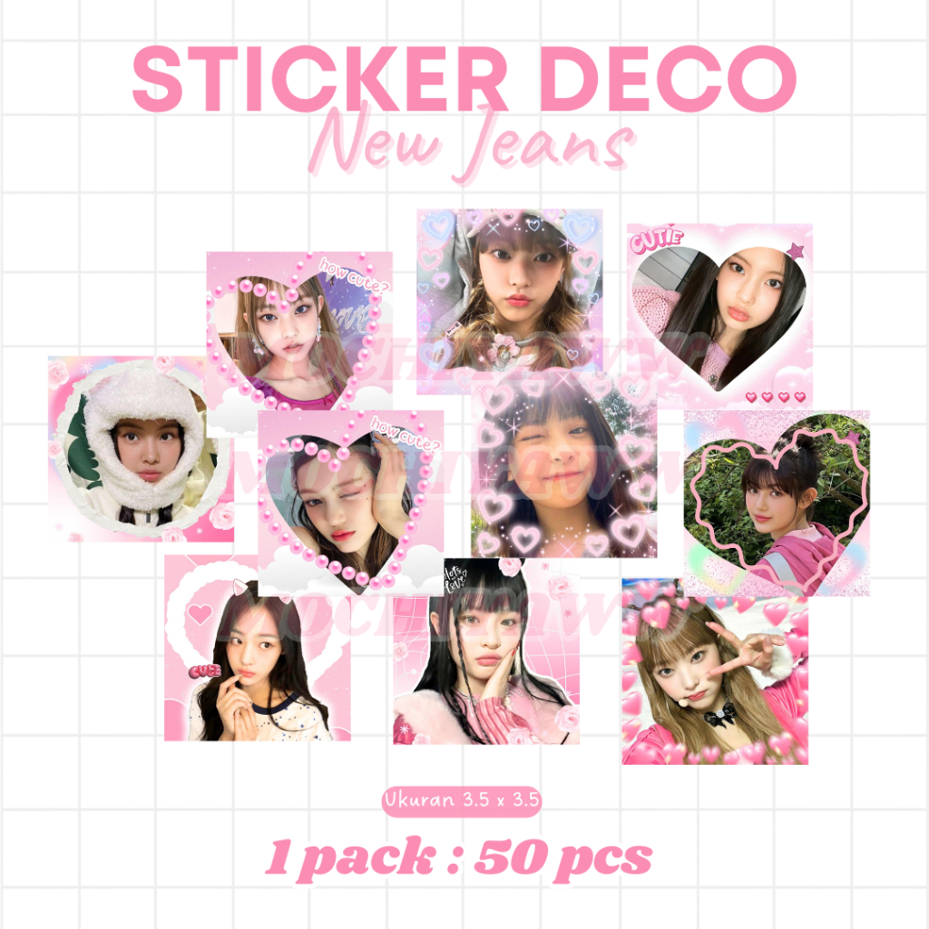 Sticker DECO NEWJEANS ALA SELLKOR FREEBIES | Shopee Singapore