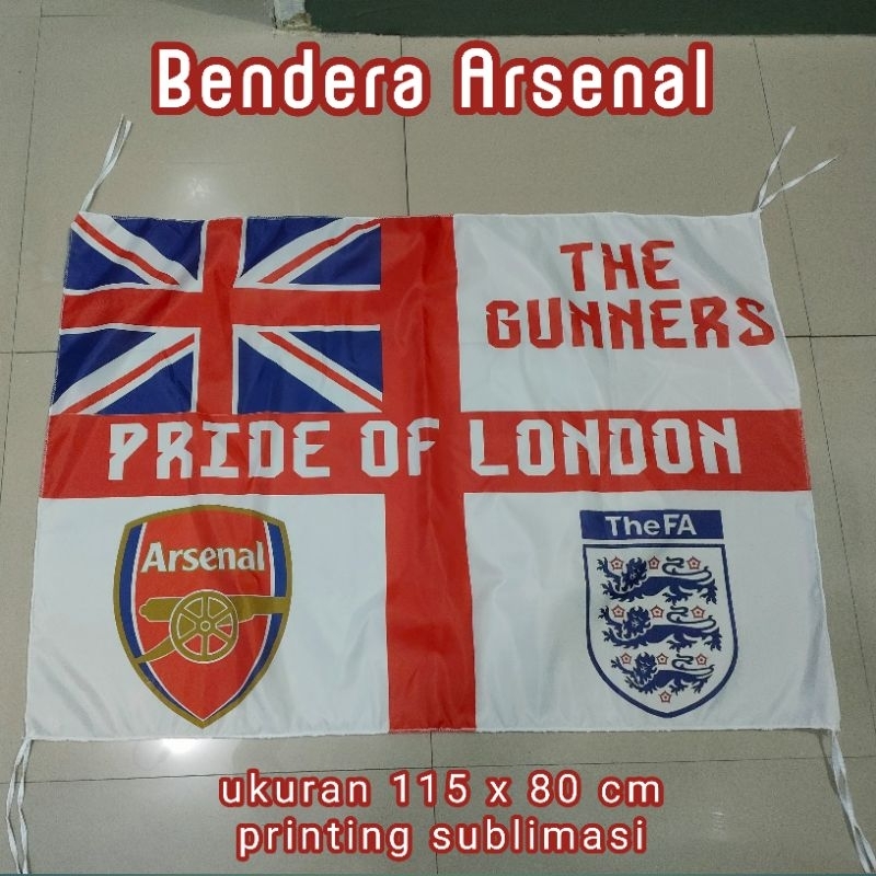 Arsenal FLAG ARSENAL ENGLAND FLAG | Shopee Singapore