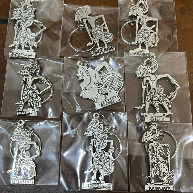 GANTUNGAN Metal Puppet Keychain Souvenir By Typical Jogja Indonesia ...