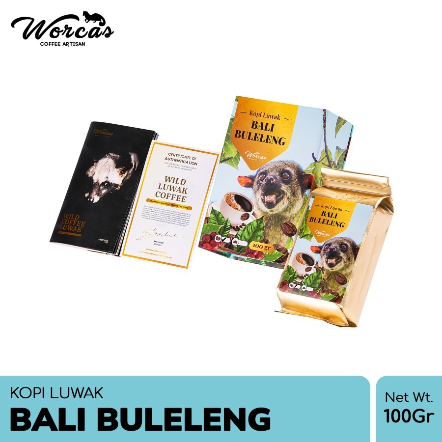 Luwak Coffee Worcas Bali Bulelang Premium Luwak Coffee 100 gram Luwak ...
