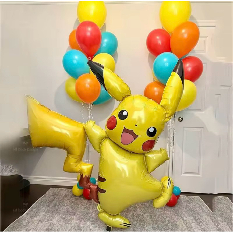 Pokemon Pikachu Balloon Pack Jumbo Decoration | Shopee Singapore