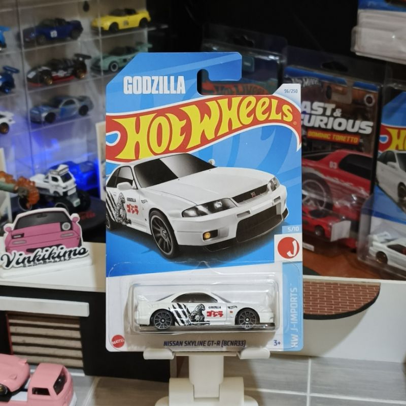 Hot Wheels Nissan Skyline GT-R R33 Godzilla 2024 | Shopee Singapore