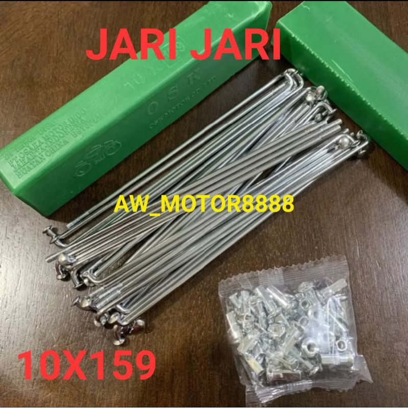 Finger 10-159L 10x159L 159L SPOKES CHROME SPOKES (OSK) | Shopee Singapore
