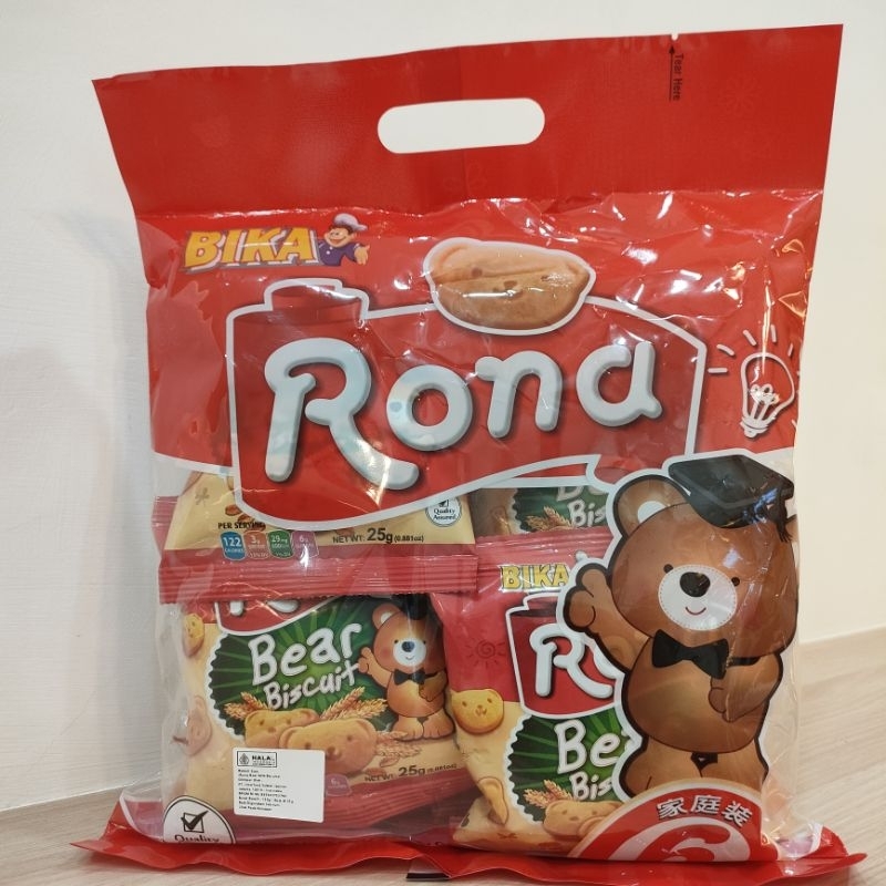 Bika Rona Bear Biscuit Bear contains 6 sachets imported from Malaysia ...