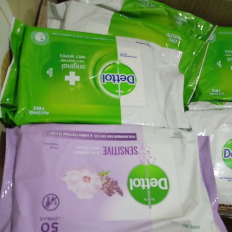 Dettol wet tissue 50 sheets | Shopee Singapore