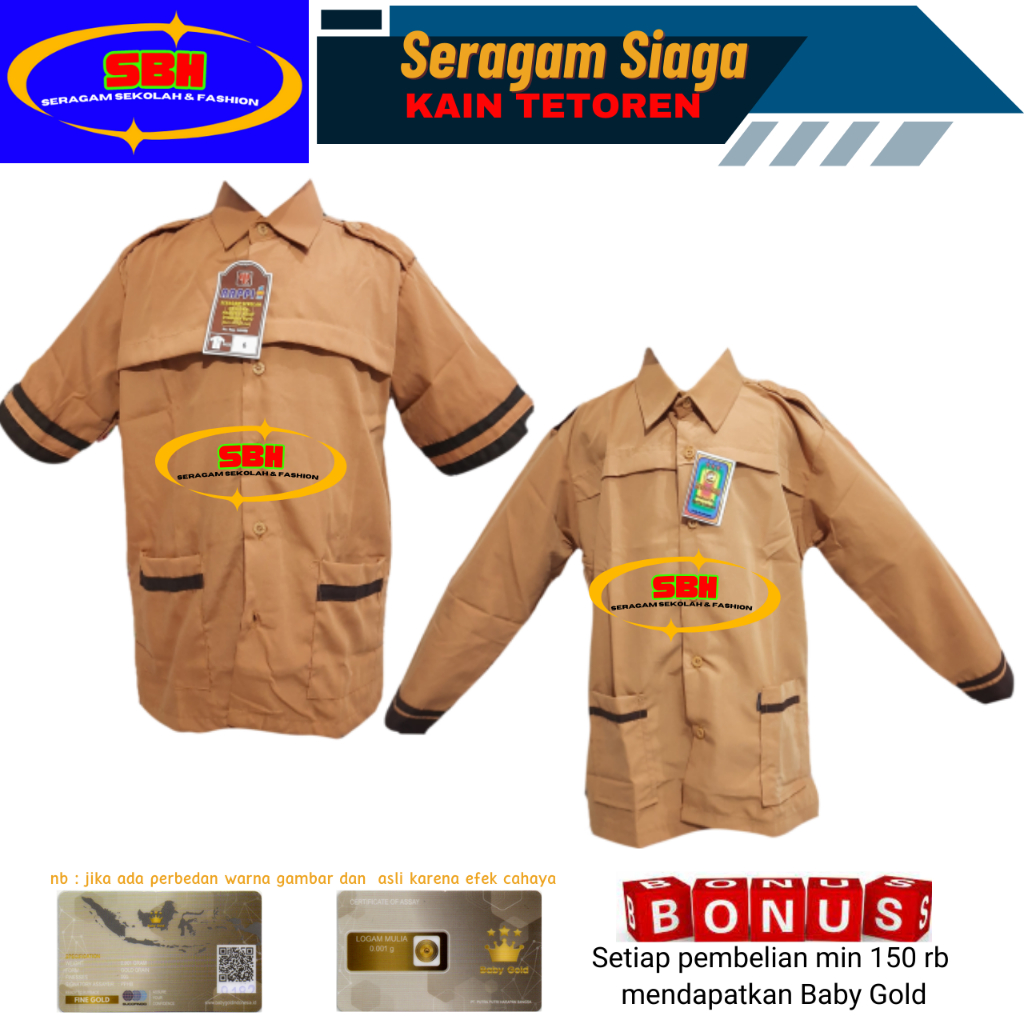 School Uniform Scout Clothes Short/Long Standby Elementary School ...