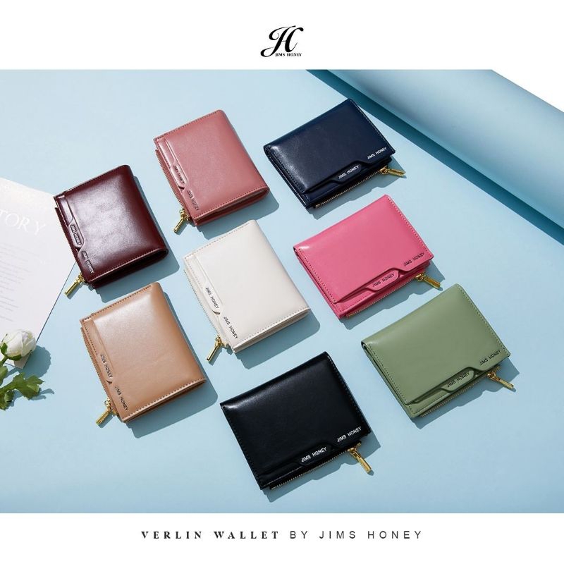 Jims HONEY Folding WALLET VERLIN WALLET (FREE EXCLUSIVE BOX) | Shopee ...