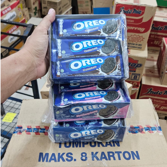 Ed 07.25 - BOX 12S - ORIGINAL OREO BISCUITS - STRAWBERRY - CHOCOLATE ...