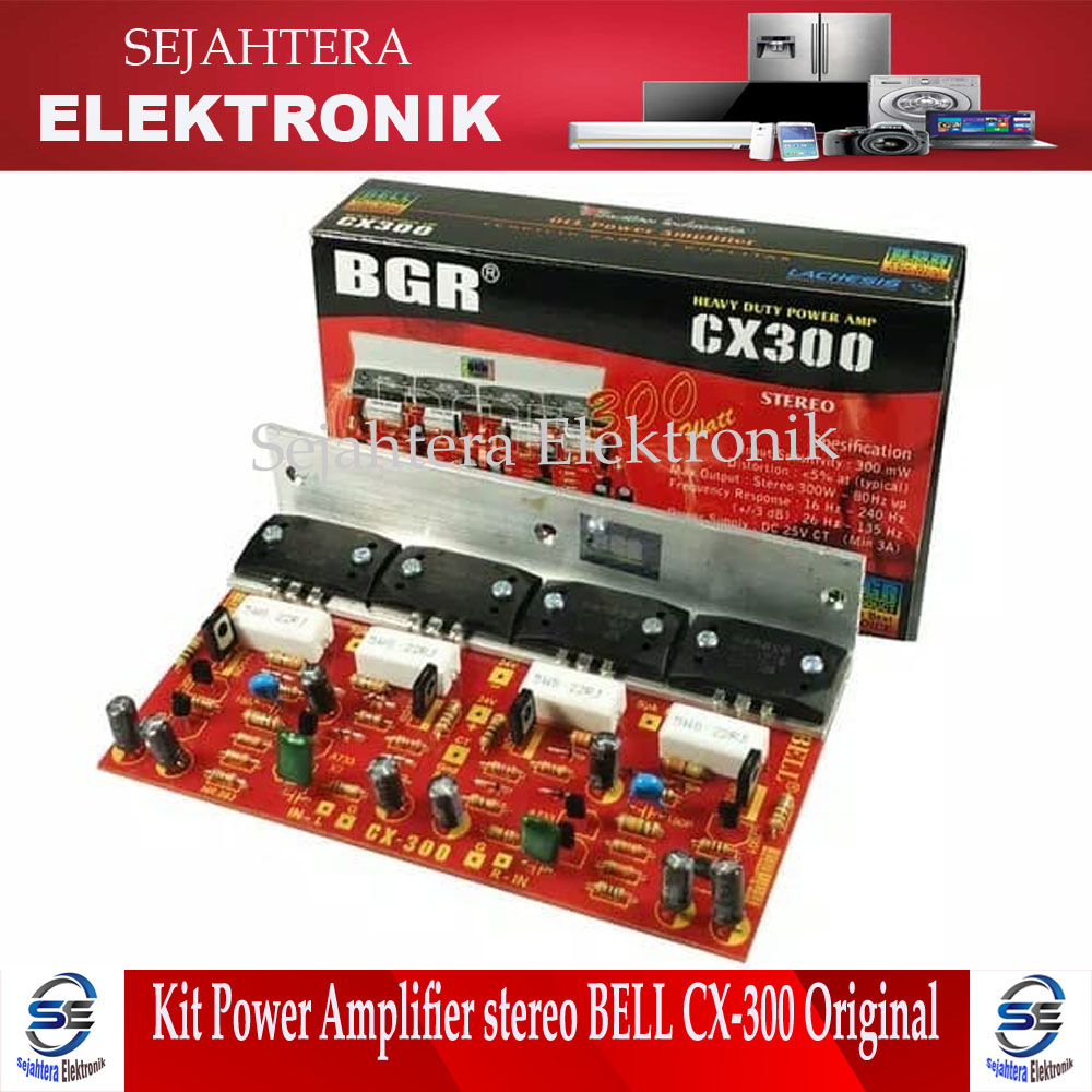 Bell CX-300 Original Prosperous Electronic Power Amplifier Kit | Shopee ...