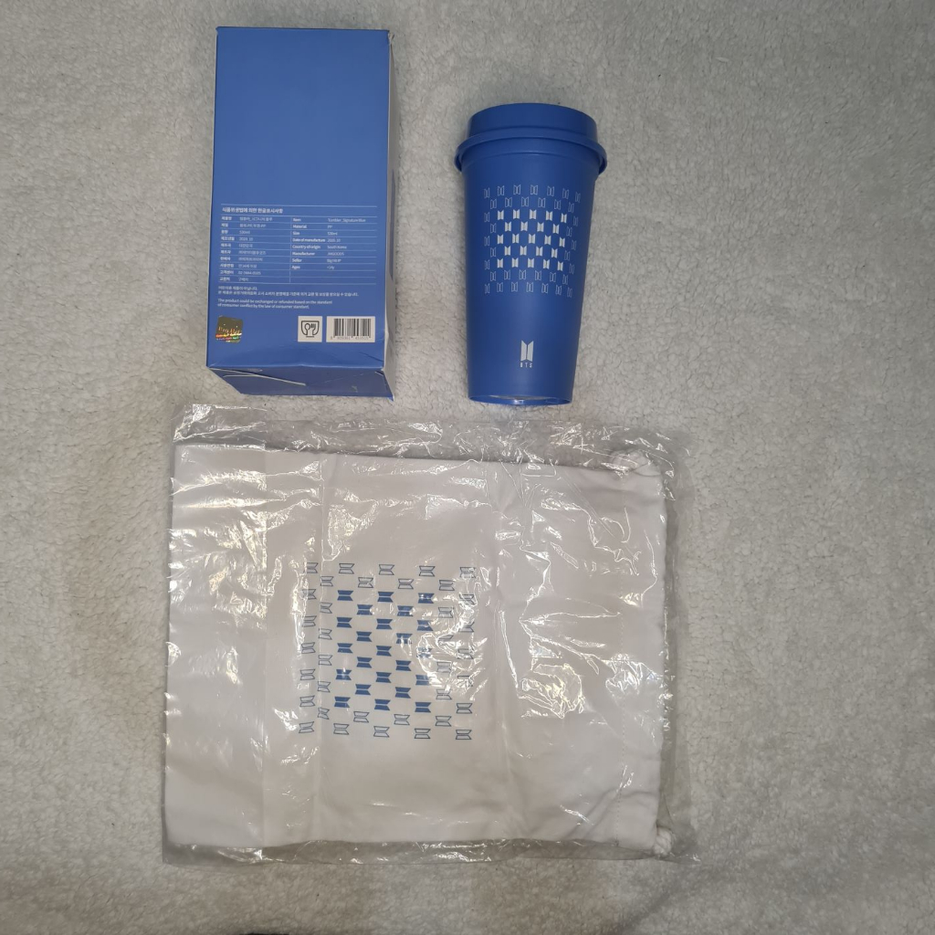 Tumbler Pop Up Store Map Of The Soul 2020 Signature Blue BTS Official ...