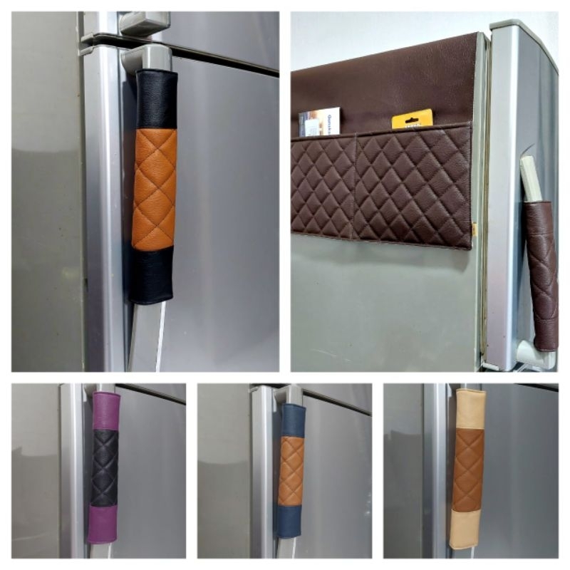 Synthetic Leather Refrigerator Handle Cover | Shopee Singapore