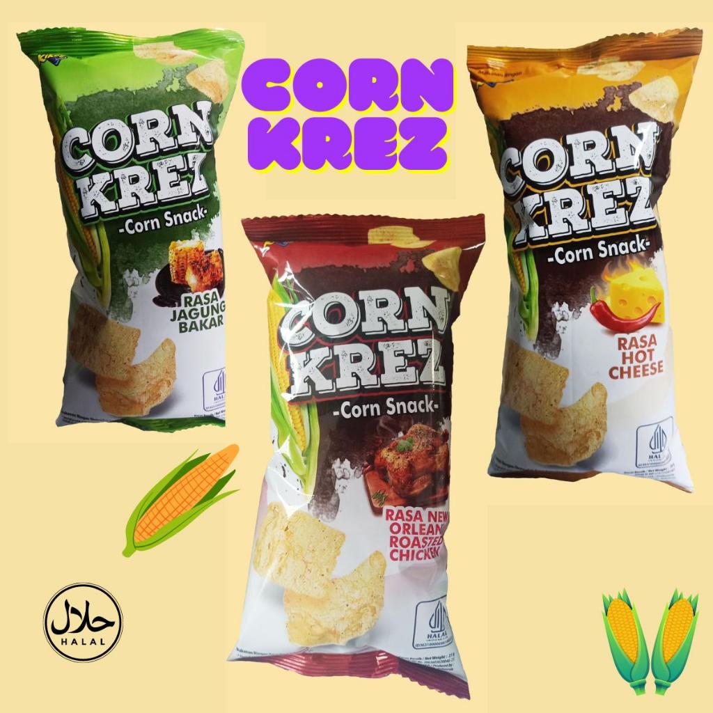 Corn KREZ 15pcs Savory Snacks Assorted Flavors Low Fat Low Sugar Free ...