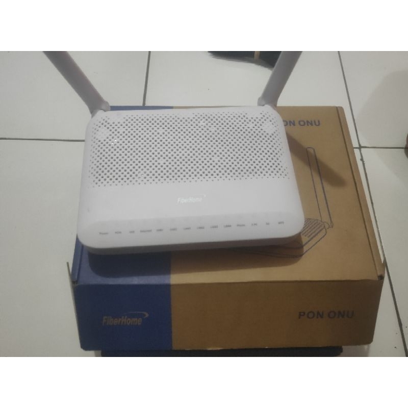 New ONT GPON ONU Fiberhome HG6145D2 Router Fullset No Scratches ...