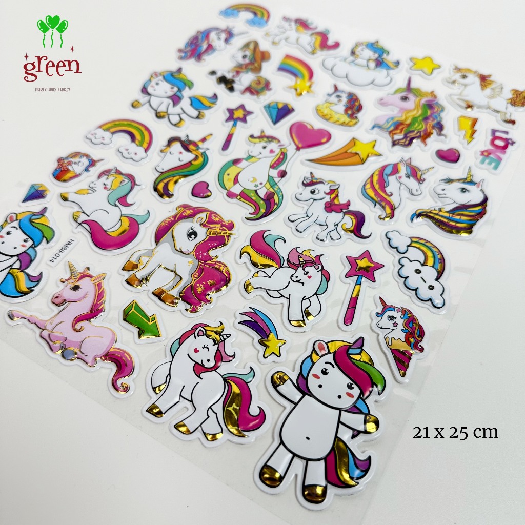 Children's Sticker 21x26 cm 3D embossed Sticker Children's Sticker ...