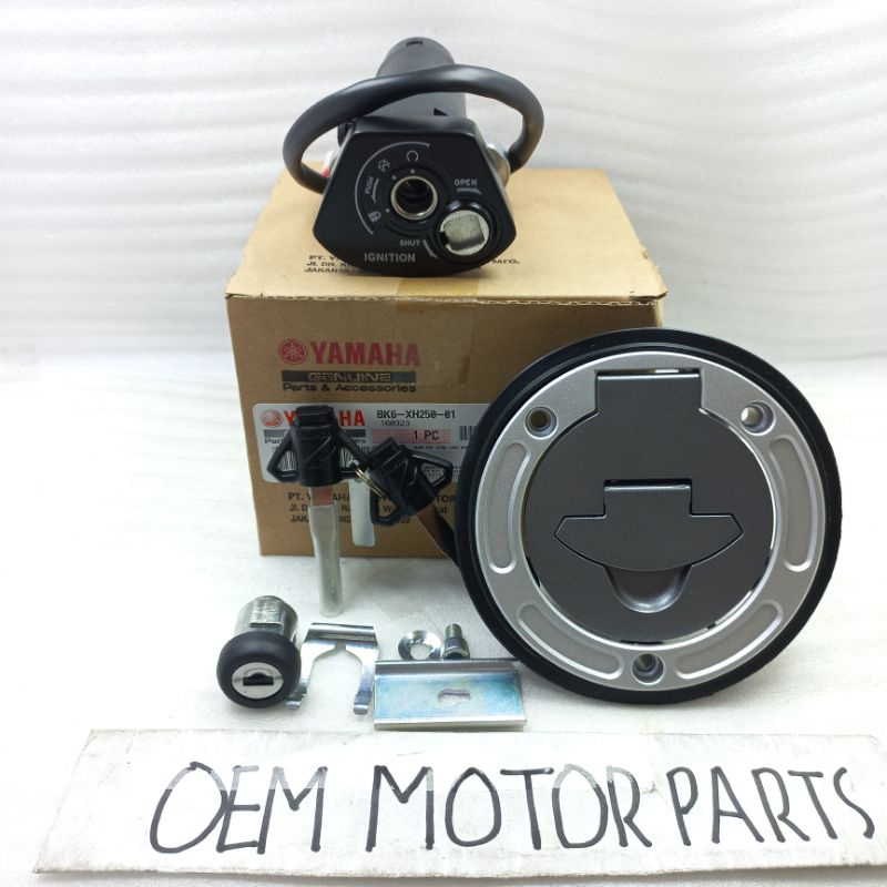 Ignition Keyset Complete Tank Cap YAMAHA R15 Led New VVA V3 BK6 ...